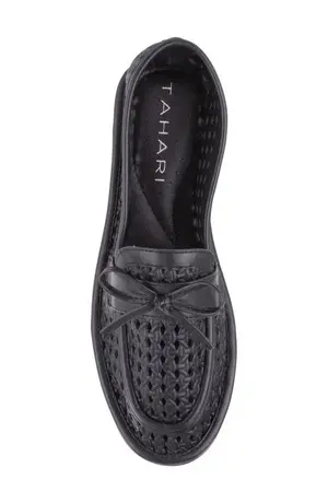 Tahari Maple Cutout Loafer - Black