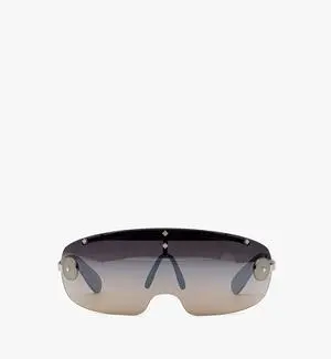 Mcm Mars Mask Sunglasses - Silver