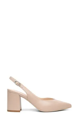NEROGIARDINI Slingback Pointed Toe Pump - Rose