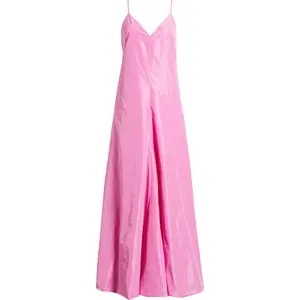 Staud Paloma Open Back Gown - Orchid