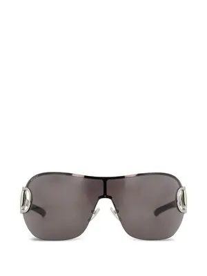 Gucci Mask Sunglasses - Silver