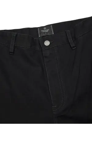 Reigning Champ Grounds Standard Straight Leg Cotton Canvas Work Pants - Black