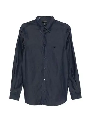 Emporio Armani Denim Cotton Shirt - Blue