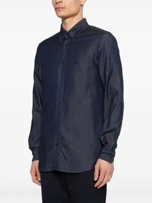 Emporio Armani Denim Cotton Shirt - Blue