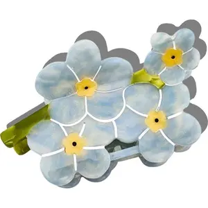 SOLAR ECLIPSE Forget Me Not Claw Hair Clip - Baby Blue