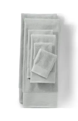 LANDS' END Premium Supima Cotton Towel - Pewter