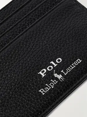 Polo Ralph Lauren Small Logo-print Full-grain Leather Cardholder