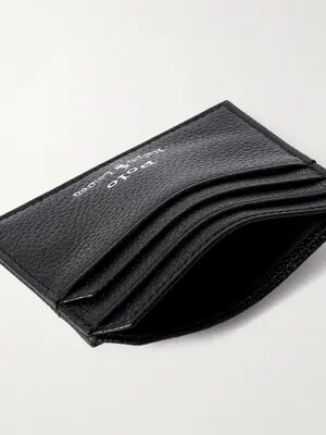 Polo Ralph Lauren Small Logo-print Full-grain Leather Cardholder