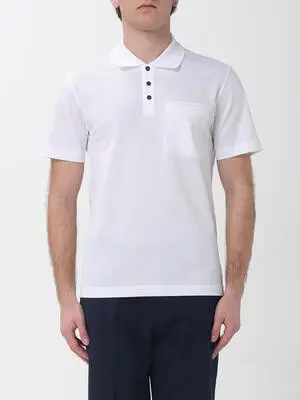 FERRAGAMO Cotton Polo - White