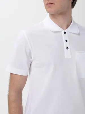 FERRAGAMO Cotton Polo - White