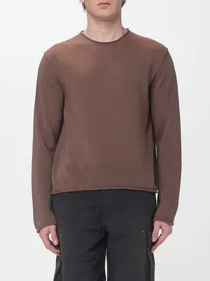 Our Legacy Cotton And Linen Crew-neck Pullover - Brown