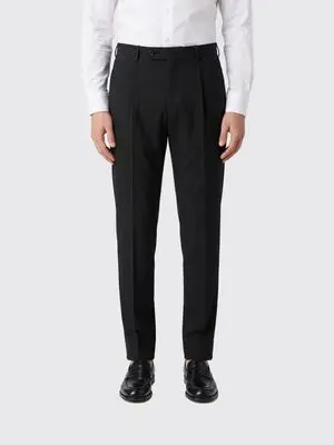 PT TORINO Virgin Wool Tailored Trousers - Black