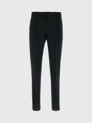 PT TORINO Virgin Wool Tailored Trousers - Black