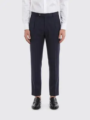 PT TORINO Virgin Wool Tailored Trousers - Blue