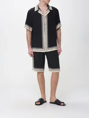 Dolce & Gabbana Silk Sport Shorts - Black