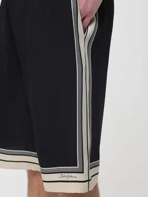 Dolce & Gabbana Silk Sport Shorts - Black