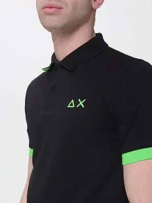 SUN 68 Polo Shirt - Black