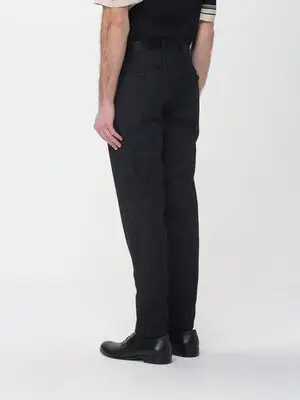 Dolce & Gabbana Silk Blend Pinstriped Tailored Trousers