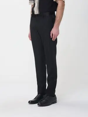 Dolce & Gabbana Silk Blend Pinstriped Tailored Trousers