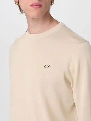 SUN 68 Crew Neck Pullover - Beige