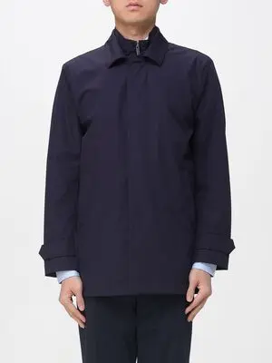 FAY Stretch Nylon Coat - Blue