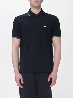 Emporio Armani Color Blocked Polos For Men