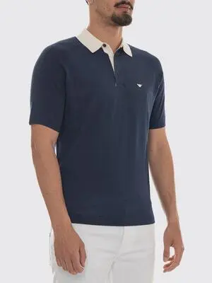 Emporio Armani Cotton Knit Polo Shirt