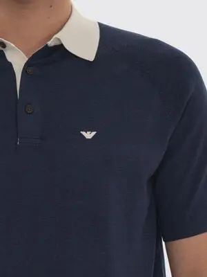 Emporio Armani Cotton Knit Polo Shirt