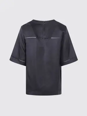 Loulou De Saison Satin Blouse - Black