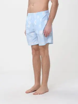 Alexander McQueen Skull Print Swim Shorts - Ice