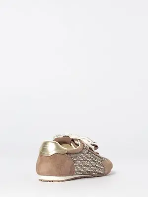 Kurt Geiger Suede And Tweed Low Top Sneakers