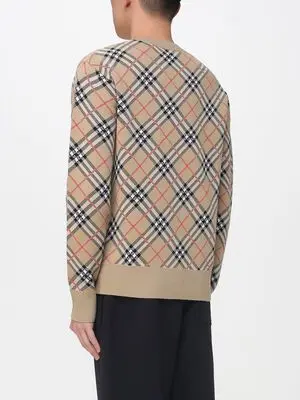 Burberry Crewneck Pullover In Vintage Check