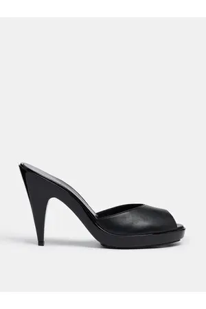 Le Monde Beryl Kim Sion Cherry Mule / Leather - Black