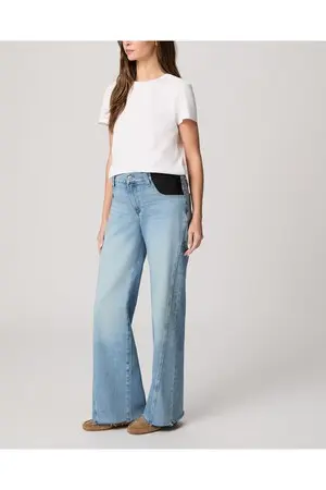Paige Anessa Maternity 31 Wide Leg Jean - Denim