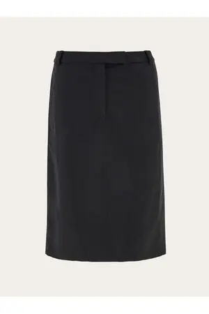 FERRAGAMO Knee Length Skirt - Black