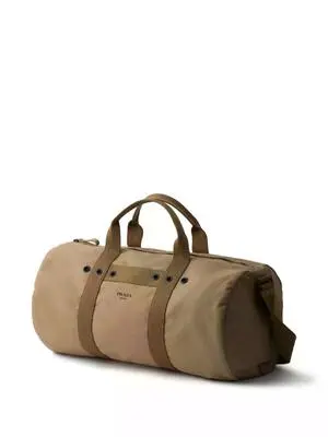 Prada Canvas Duffel Bag - Neutrals