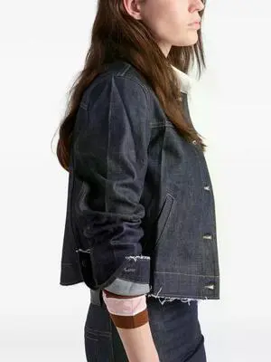 Prada Denim Jacket With Contrasting Stitching