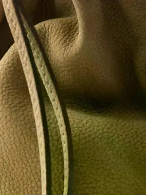 Prada Bonnie Large Nubuck Leather Handbag - Neutrals