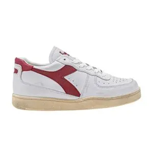 DIADORA Mi Basket Low Used Garnet - White