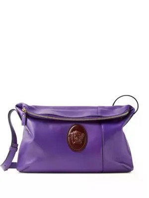 Versace Lou Nappa Shoulder Bag