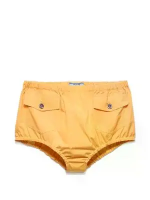 Prada Poplin Shorts - Yellow