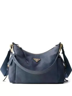 Prada Explore Large Nappa Leather Bag - Blue