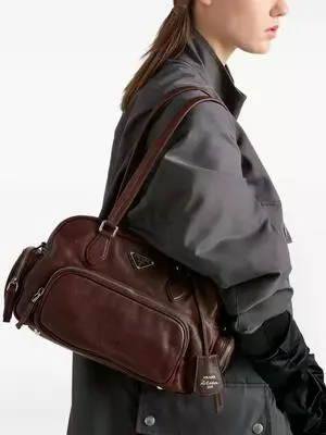 Prada Medium Leather Top-handle Bag