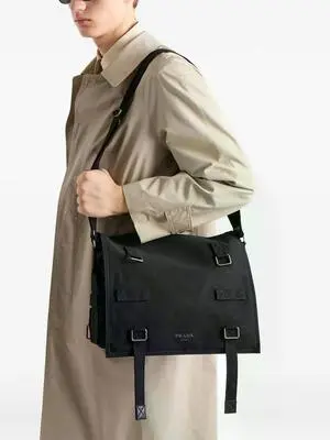 Prada Canvas Shoulder Bag