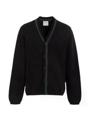 BARRIE V-neck Cashmere Cardigan - Black