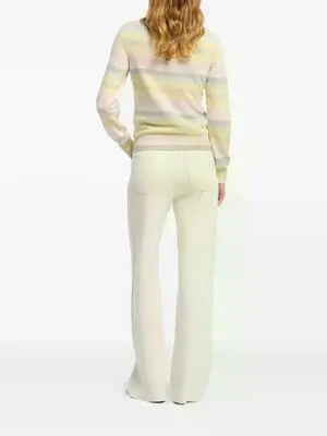 BARRIE Striped Round-neck Jumper