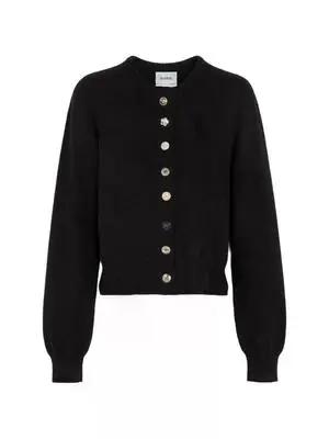 BARRIE Jewelled Buttons Cardigan - Black