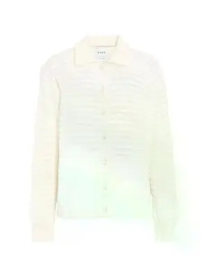 BARRIE Shirt In Embossed Knit - Neutrals