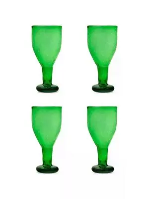 BITOSSI HOME Glass Goblets - Green