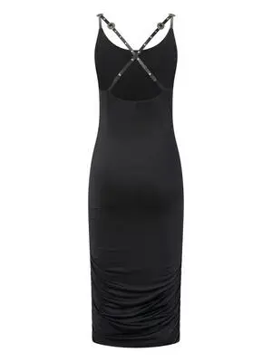 Pinko Cross-strap Midi Dress